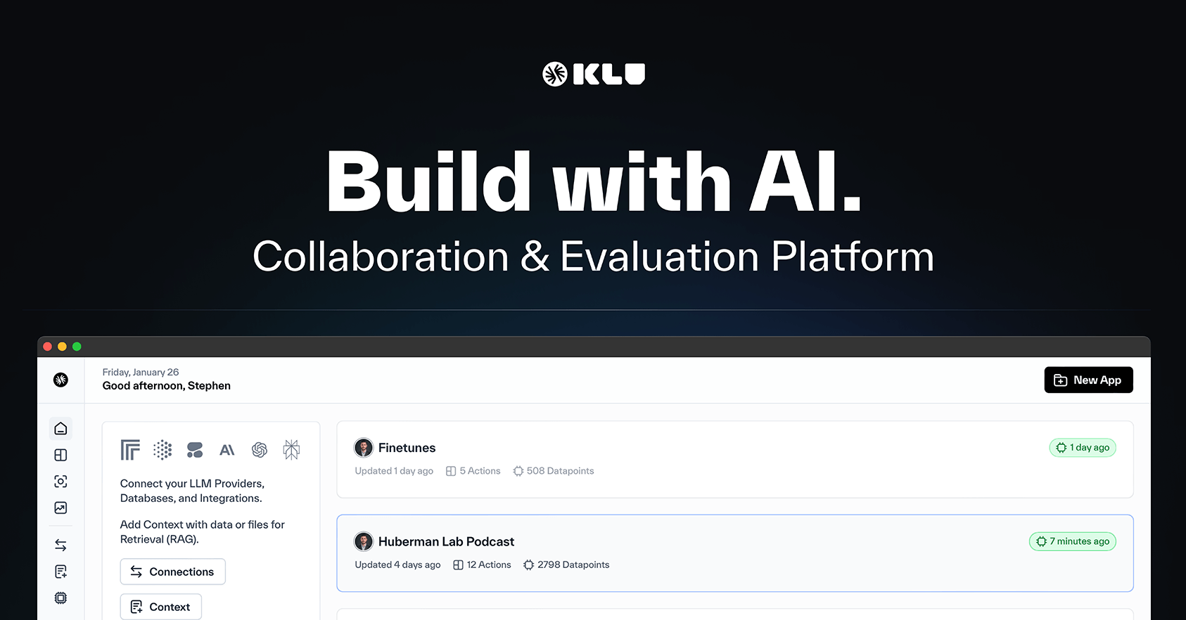 Design, Deploy, and Optimize LLM Apps with Klu — Klu.ai